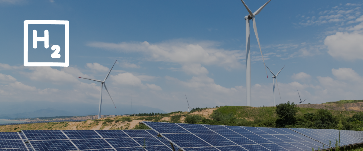 Producing green hydrogen from wind and solar energy